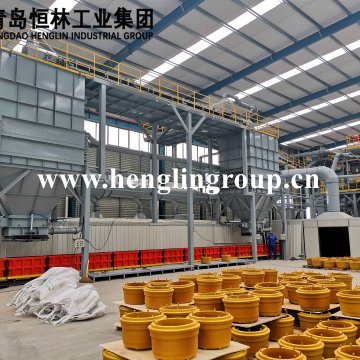 the 11th shipment of coated sand shell core automatic molding line